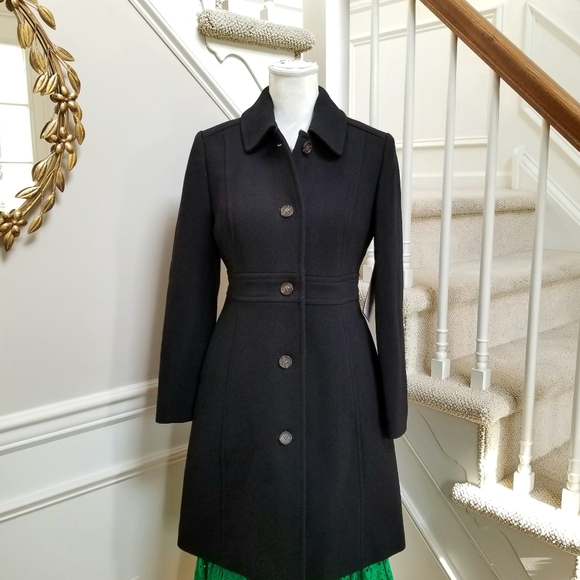 J. Crew | Jackets & Coats | Nwt J Crew Classic Lady Day Italian Coat In ...